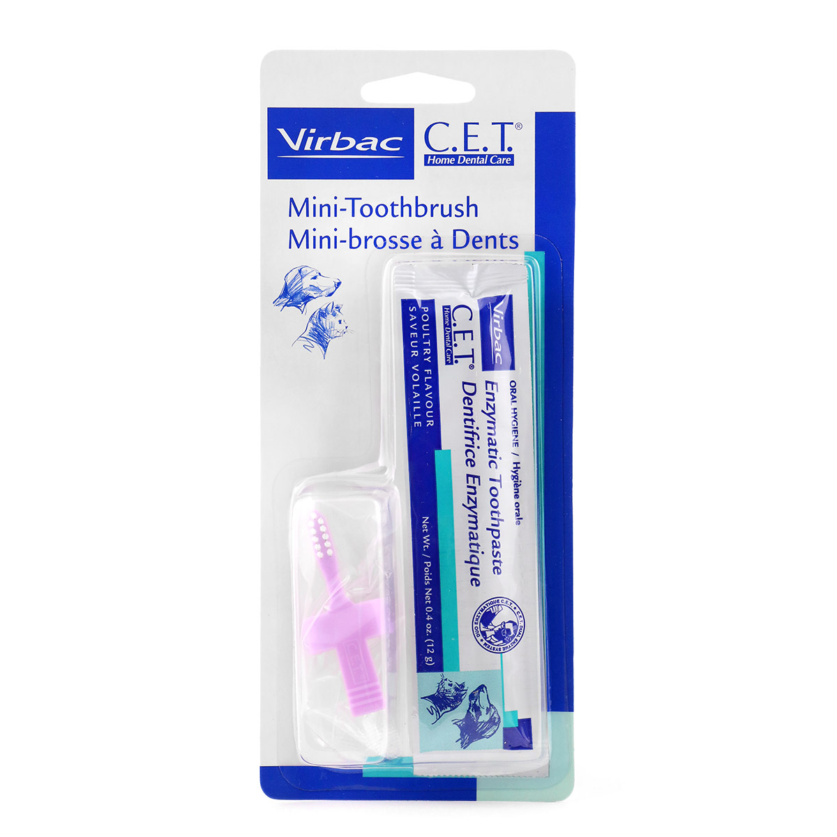 CET Mini Brush Toothpaste Cypress View Vet Clinic