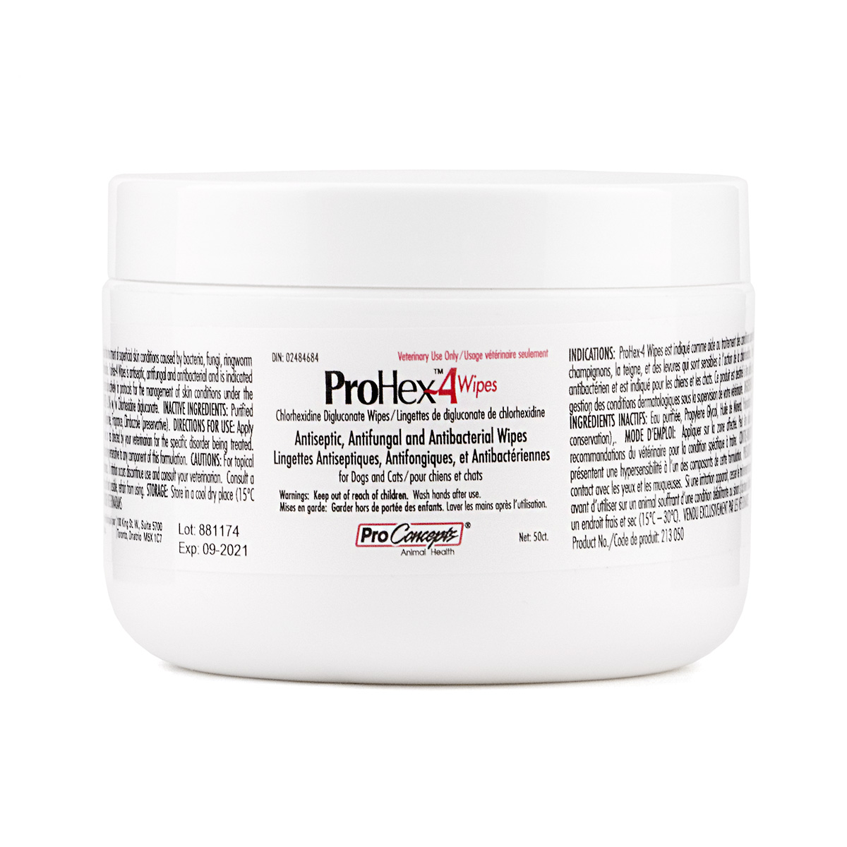 Proconcept ProHex 4 Wipes - Cypress View Vet Clinic